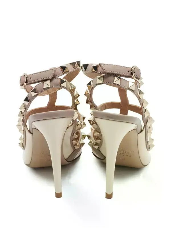 Valentino Garavani Rockstud Heeled Pumps - Neutrals