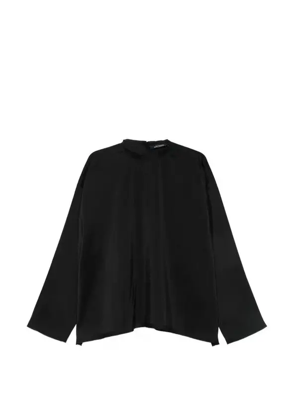 Sofie D'hoore Satin-finish Long-sleeve Blouse
