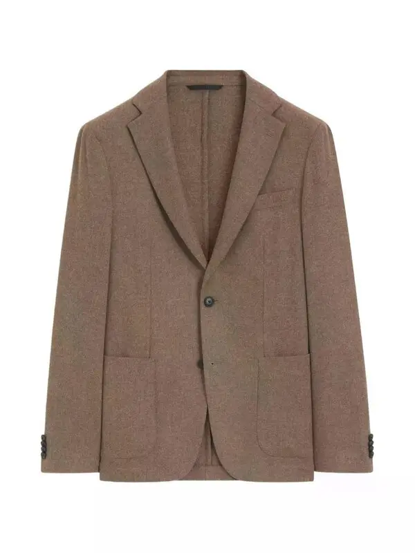 BOSS Slim-fit Blazer In Washable Performance-stretch Flannel