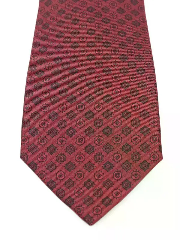 FERRAGAMO Geometric-print Tie
