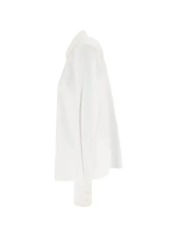 Fabiana Filippi Tulle-trim Poplin Shirt