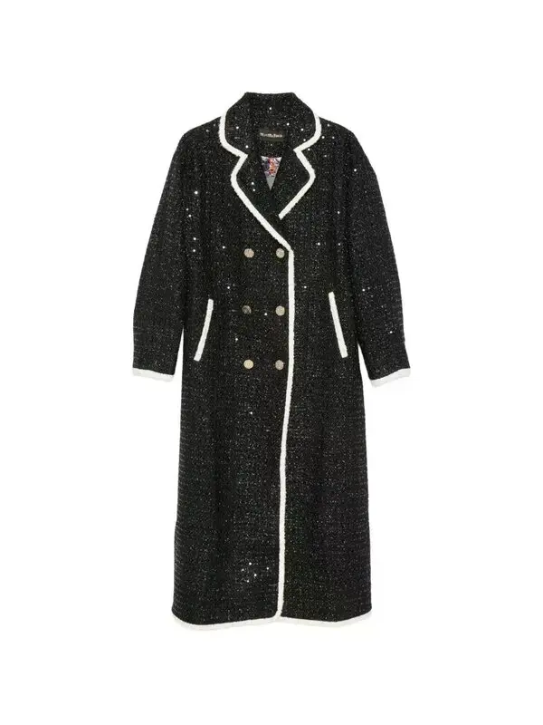 MINIME Sequin-embellished Betty Boop Overcoat - Black