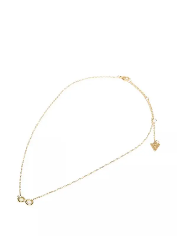 Guess Infinity Crystal-embellished Necklace - Gold