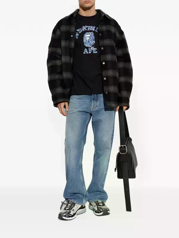 A BATHING APE Logo-print Cotton T-shirt