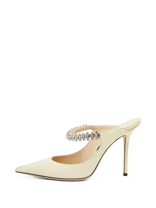 JIMMY CHOO Bing Crystal-embellished Mules