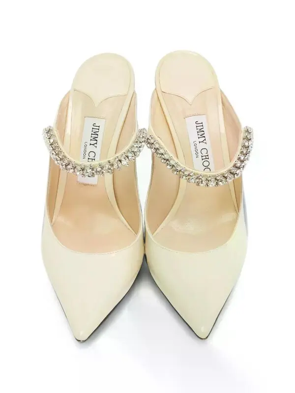 JIMMY CHOO Bing Crystal-embellished Mules