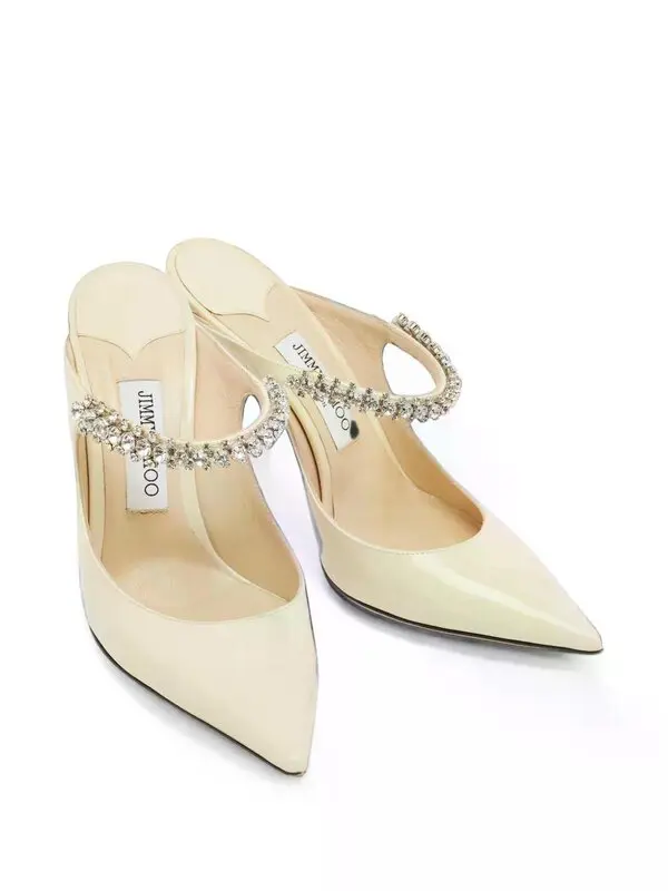JIMMY CHOO Bing Crystal-embellished Mules