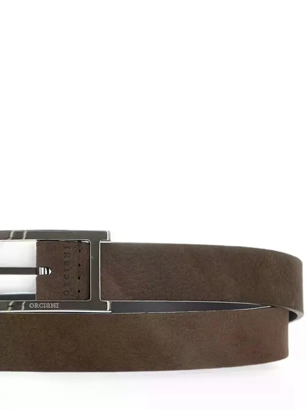 Orciani Nabucco Double Hammered-effect Belt