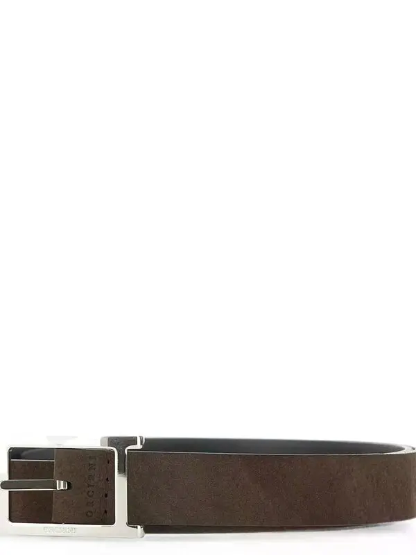 Orciani Nabucco Double Hammered-effect Belt