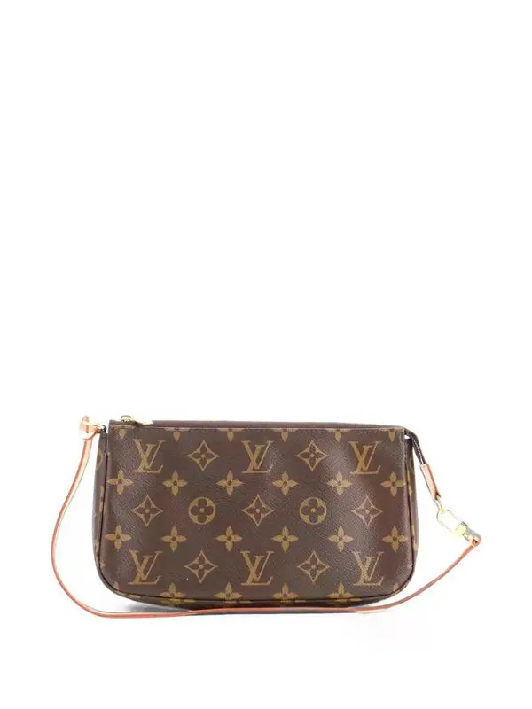 LOUIS VUITTON Pochette Accessoires Nm Monogram Canvas Clutch Bag
