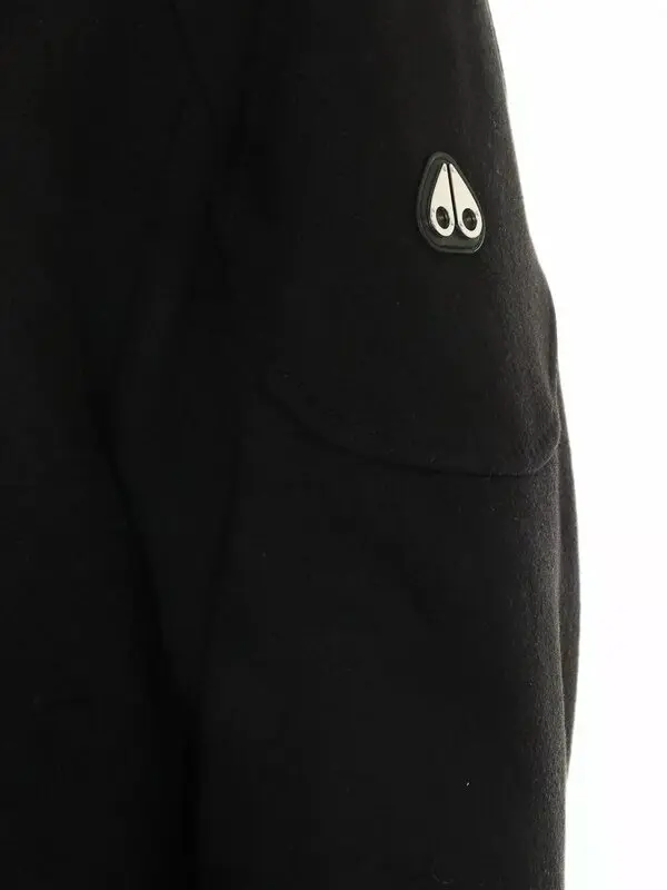 Moose Knuckles Asymmetric-zip Ribbed-collar Coat