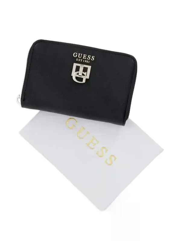 Guess Bianca Logo-plaque Zip-around Wallet