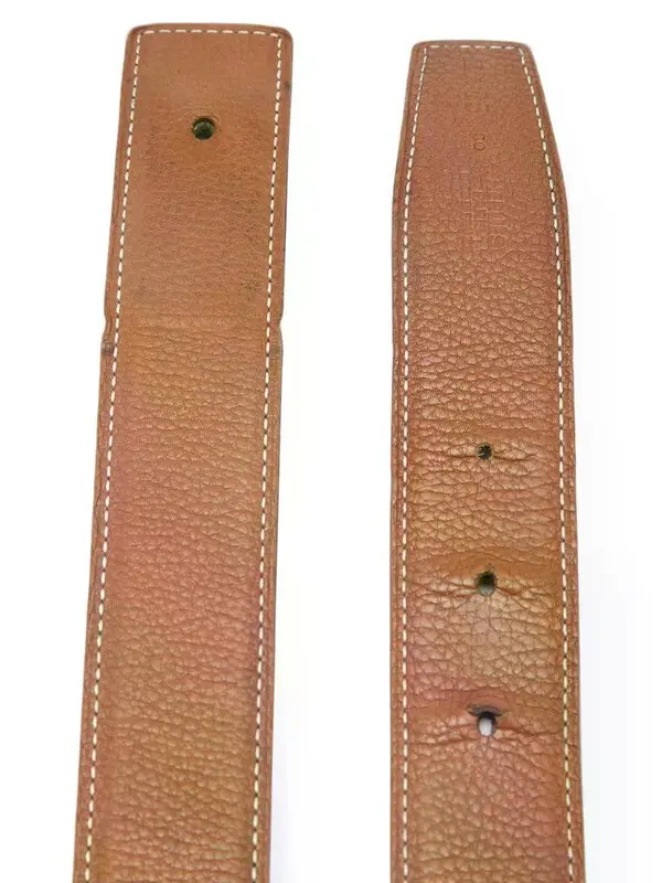 Hermès Togo Reversible Leather Belt - Brown