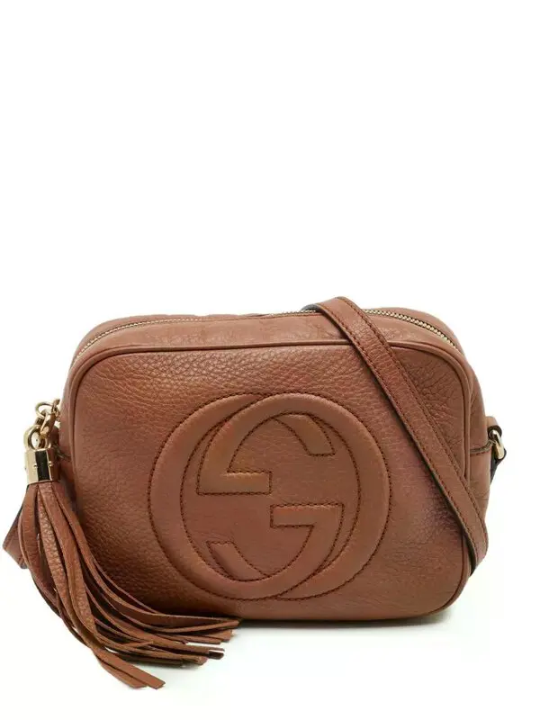 Gucci Soho Disco Tassel Mini Cross Body Bag - Brown