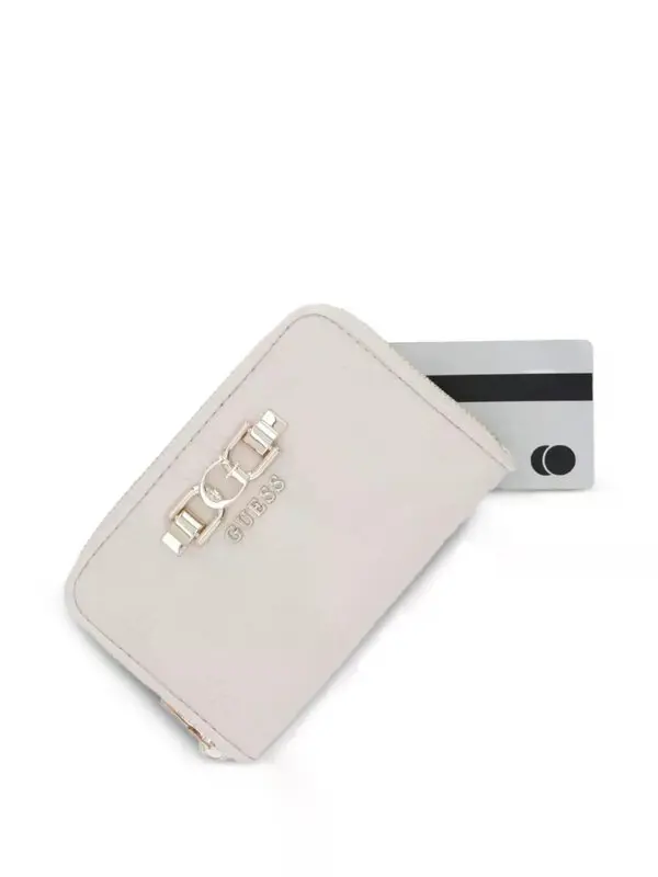 Guess Anise Logo-embossed Zip-around Wallet