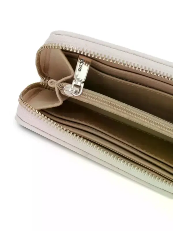 Guess Anise Logo-embossed Zip-around Wallet