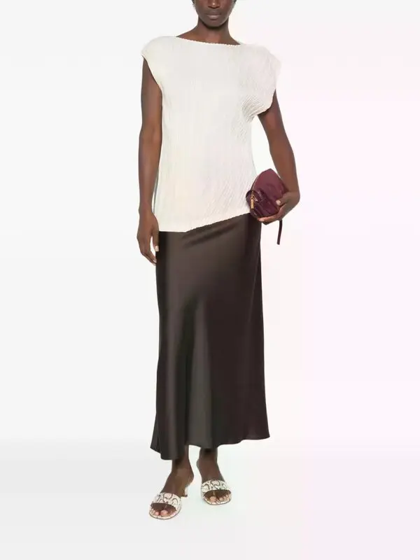 Imperial Satin-finish Maxi Skirt