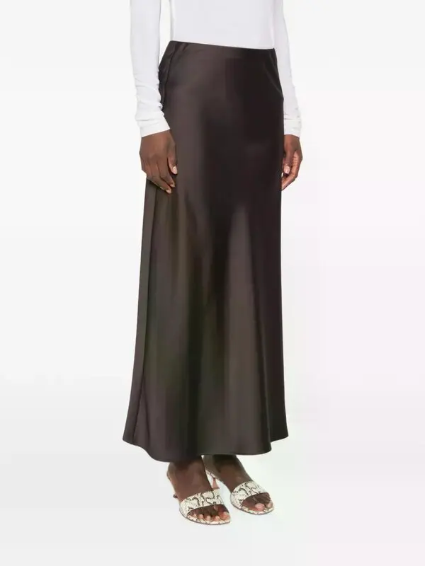 Imperial Satin-finish Maxi Skirt
