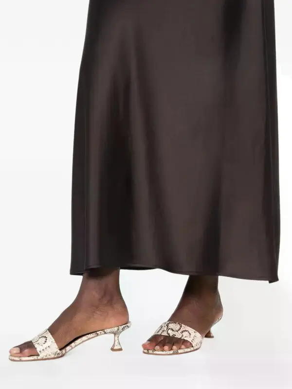 Imperial Satin-finish Maxi Skirt