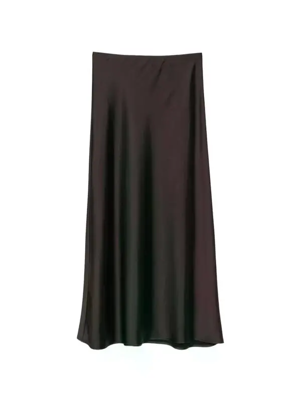 Imperial Satin-finish Maxi Skirt