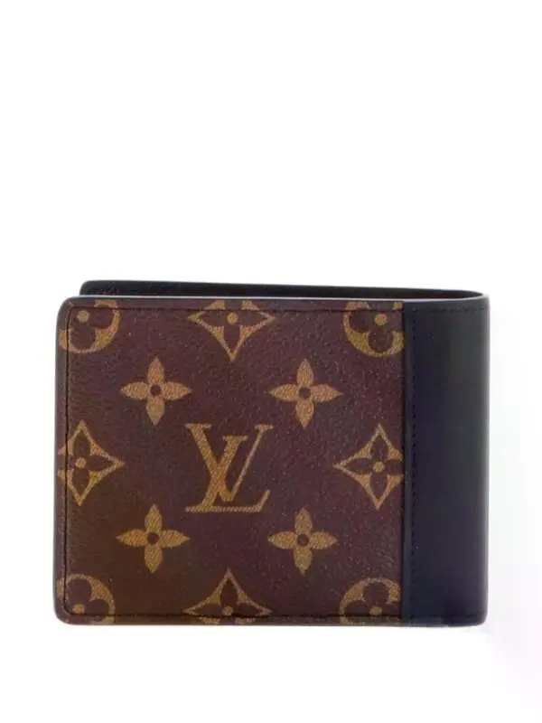 LOUIS VUITTON Multiple Wallet Macassar Monogram Canvas Small Wallets