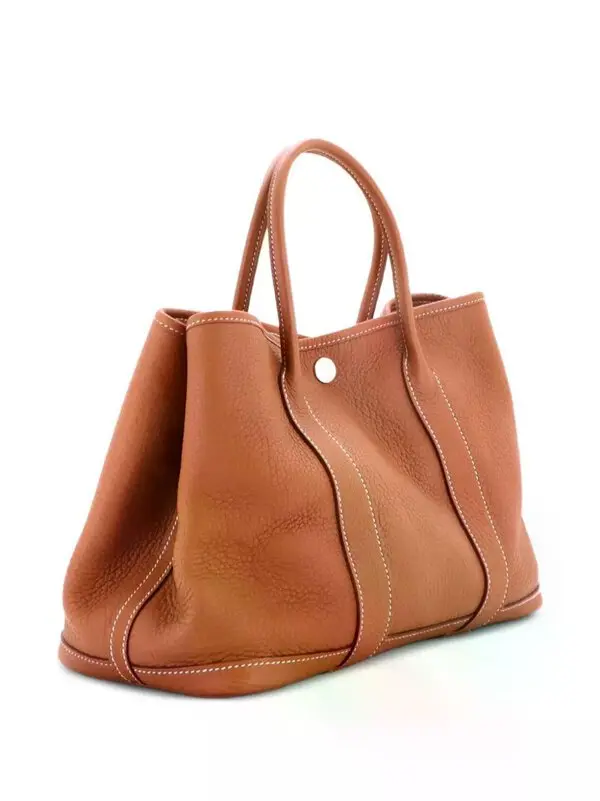 Hermès Leather Garden Party 30 Tote Bag - Brown