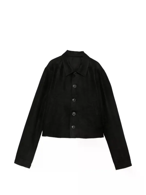 Rick Owens Cropped Button-up Jacket