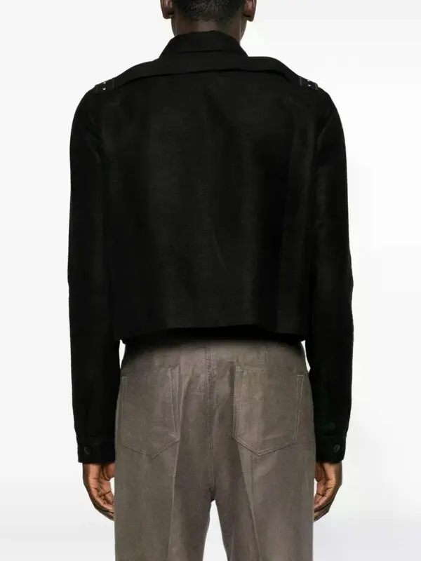 Rick Owens Cropped Button-up Jacket