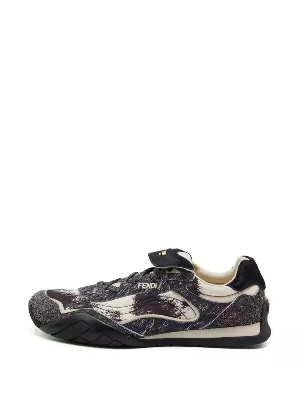 Fendi Wave Pulse Sneakers - Black