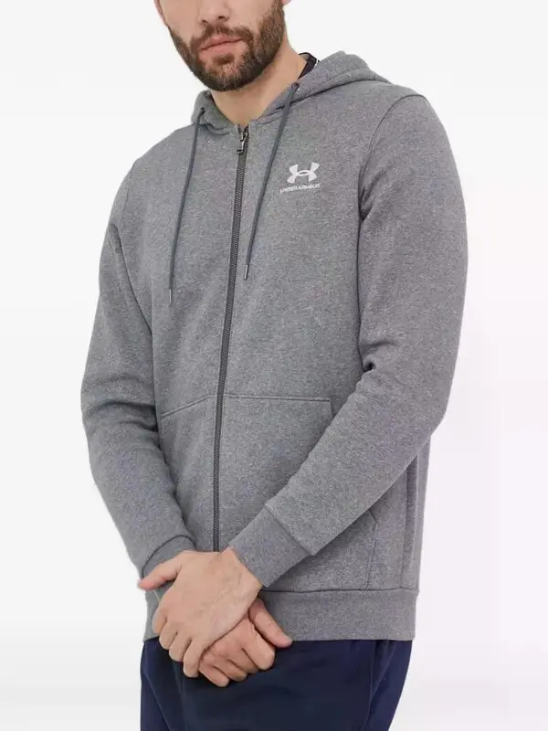 Under Armour Logo-embroidered Zip-up Hoodie