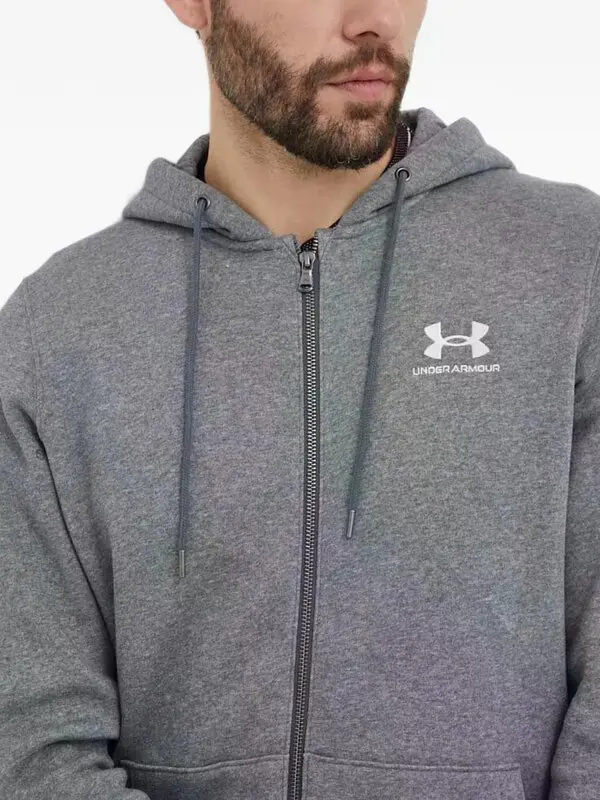Under Armour Logo-embroidered Zip-up Hoodie