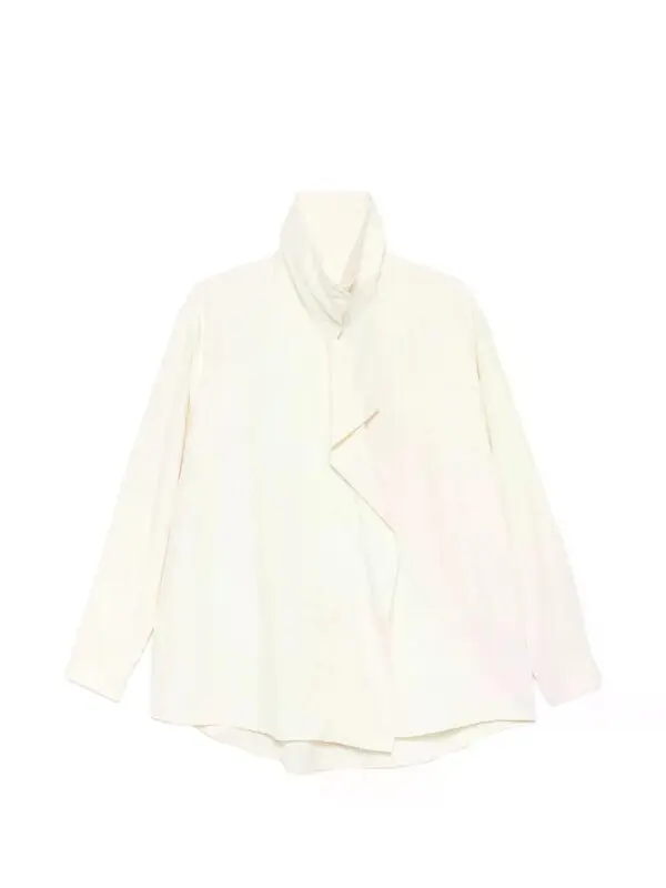 Source Unknown Dhani Ruffled Shirt - Neutrals