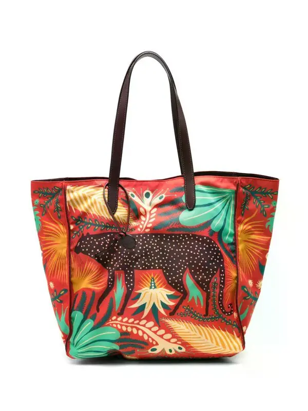 Etro Patterned Tote Bag - Red