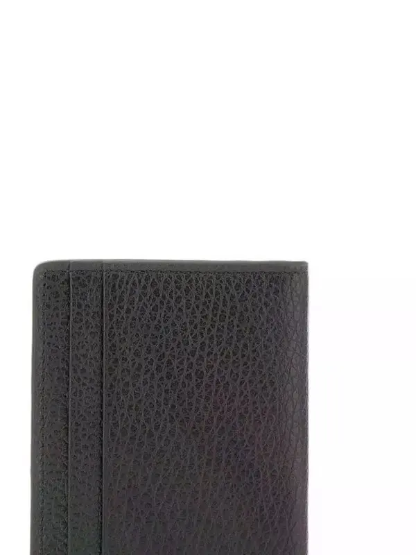 Orciani Micron Hammered-leather Cardholder