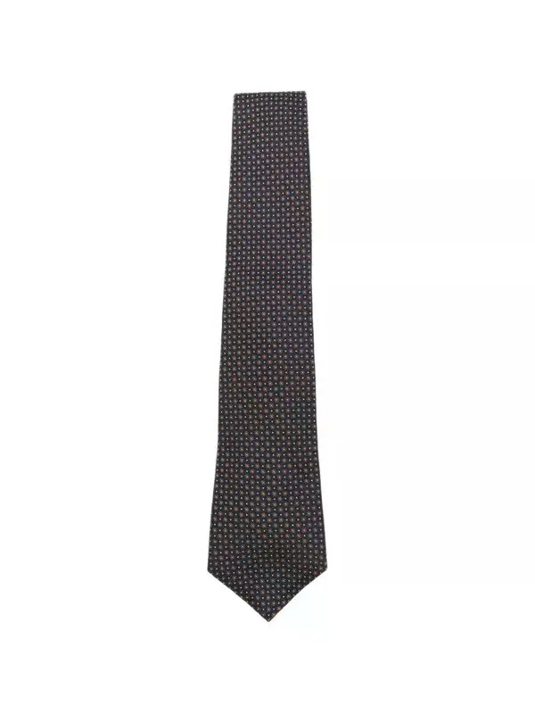 Kiton Geometric-pattern Tie