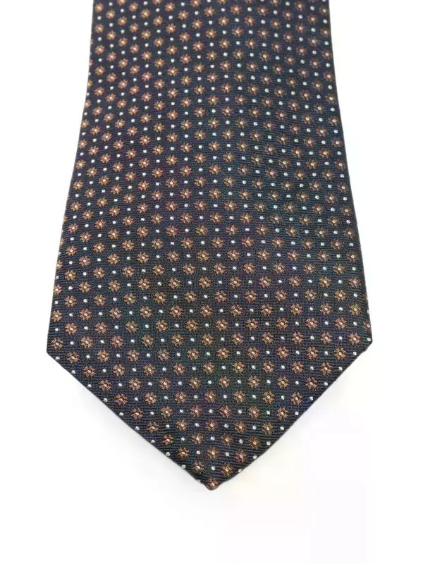 Kiton Geometric-pattern Tie