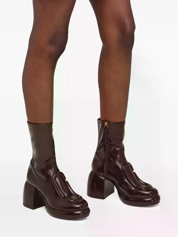 Marc Jacobs Pop J Marc Ankle Boots - Brown