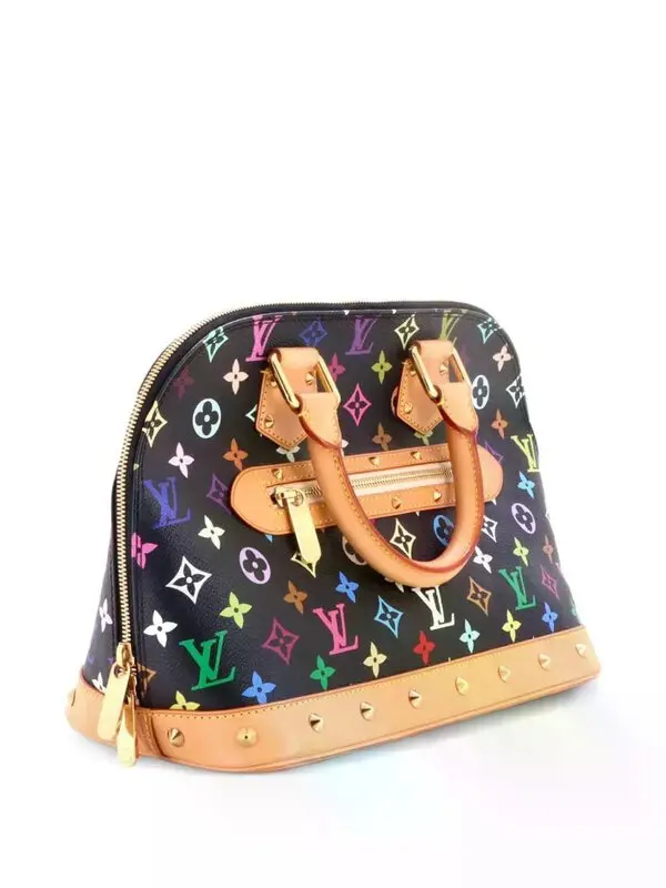 LOUIS VUITTON Monogram Multicolor Pm Satchel - Black