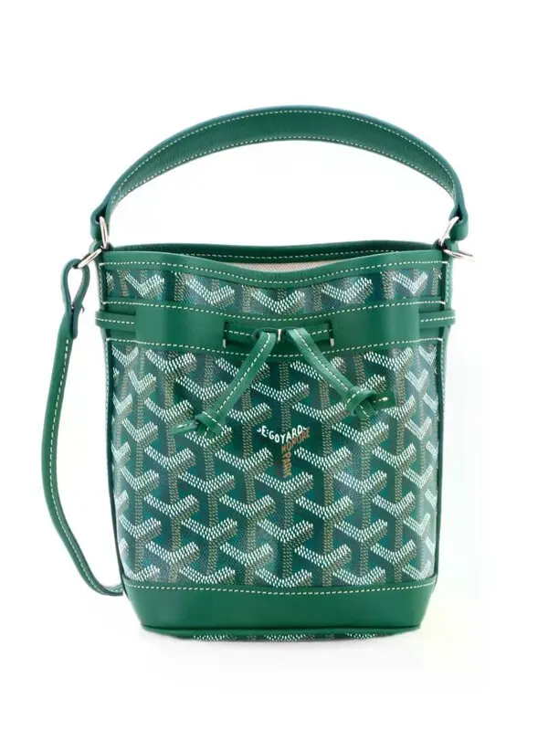 Goyard Petit Flot Coated Canvas Mini Bucket Bag