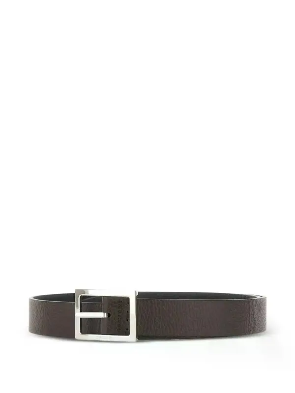Orciani Dollaro Double Leather Belt - Brown