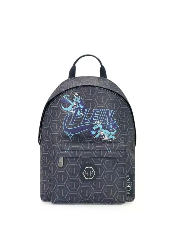 Philipp Plein Backpack Space Dragons Monogram
