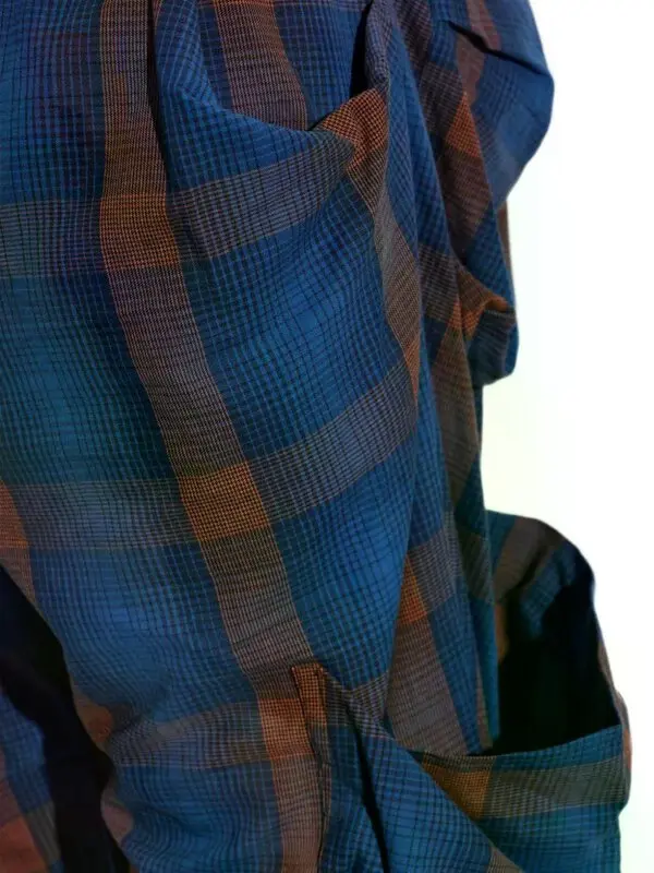 VIVIENNE WESTWOOD Achilles Check Pattern Trousers - Blue