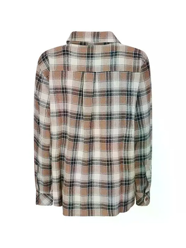 P.a.r.o.s.h Check Embellished Shirt