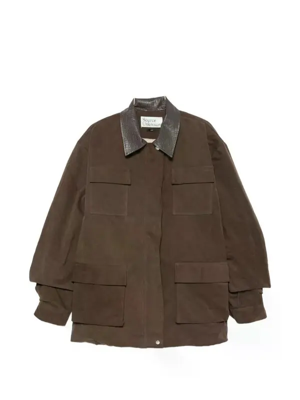 Source Unknown Baia Faux Suede Barn Jacket