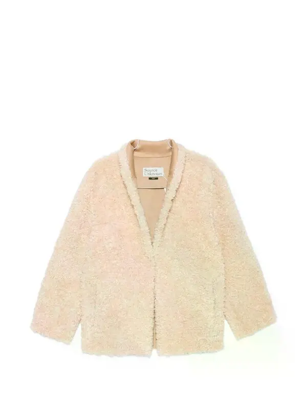 Source Unknown Manuela Shawl-collar Shearling Jacket