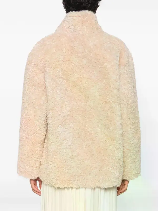 Source Unknown Manuela Shawl-collar Shearling Jacket