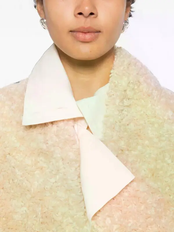 Source Unknown Manuela Shawl-collar Shearling Jacket