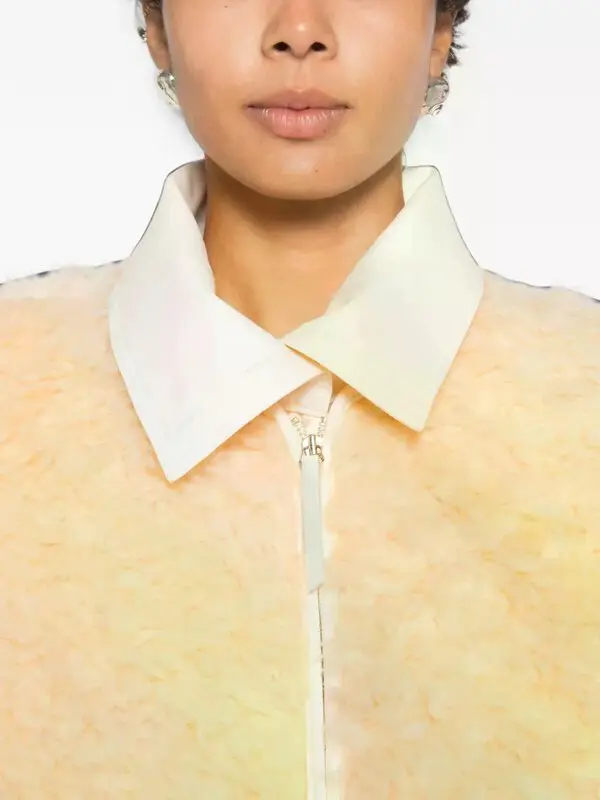Source Unknown Daye Shearling Cropped Jacket