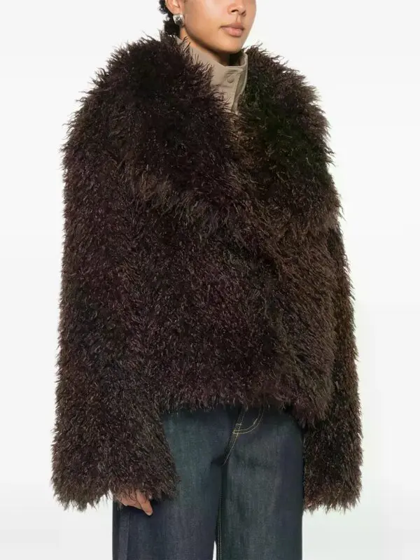 Source Unknown Hathi Belted Faux-fur Jacket
