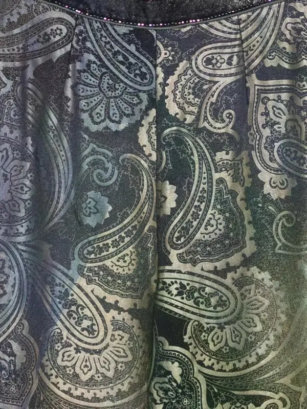 Roberto Cavalli 1980s Paisley-print Trousers